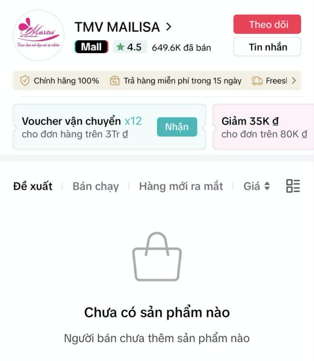 TMV Mailisa liên tục thay đổi trạng thái giữa lúc điều tra: Loạt dấu hiệu lạ trước khi bị khởi tố